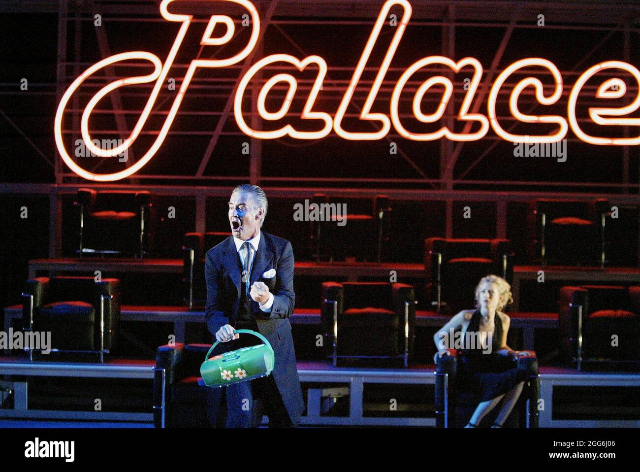Hamlet on stage at lyceum theater in edinburgh hi-res stock photography ...