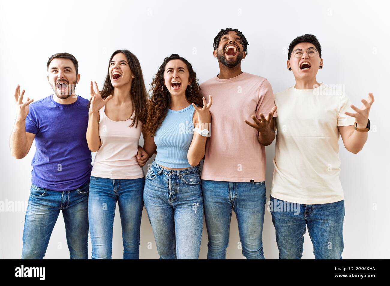 Angry Group Of People