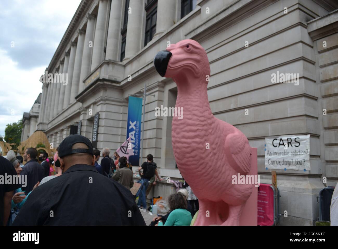 London, England. 29th August 2021. Extinction Rebellion protesters ...