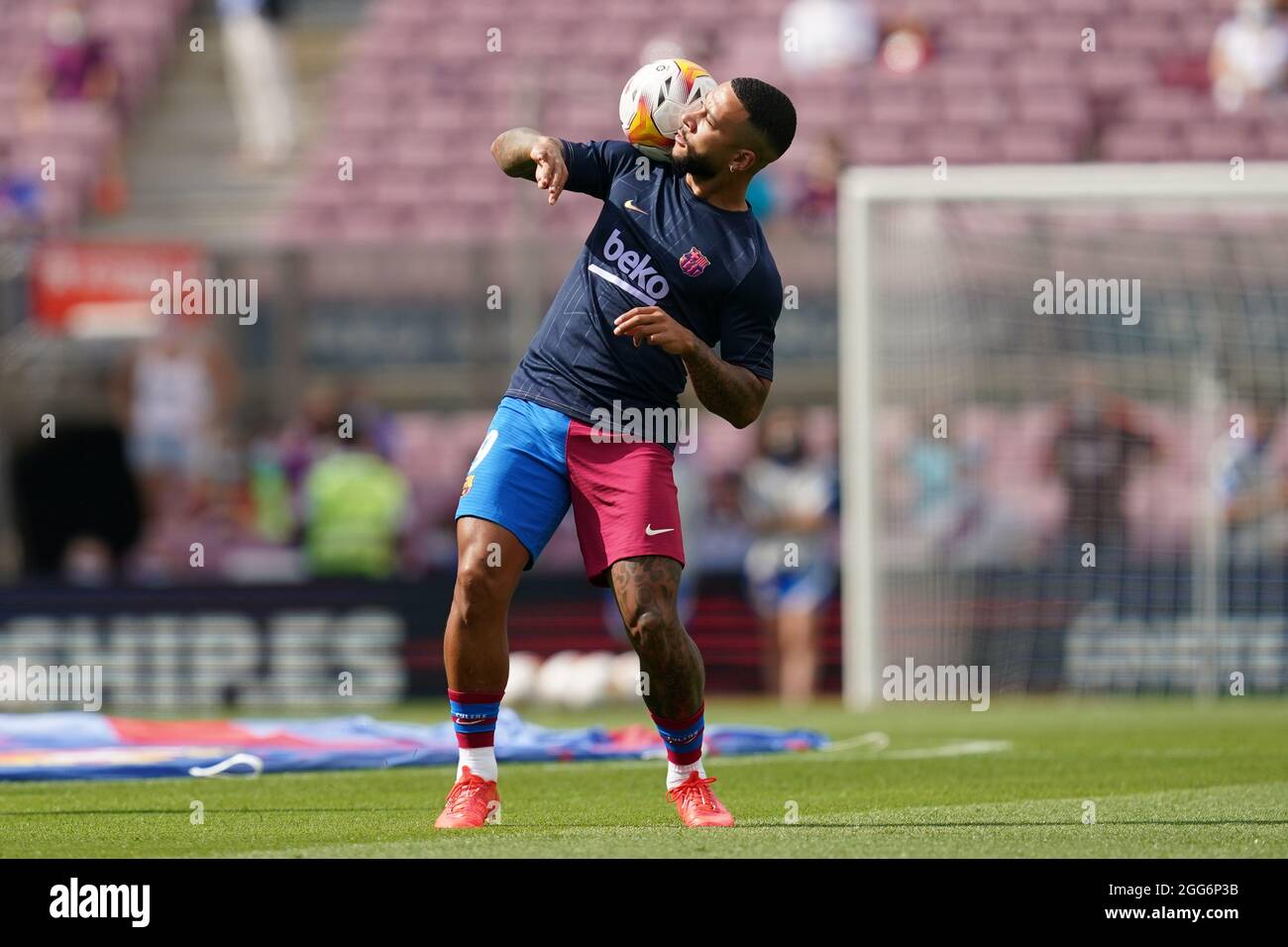 Memphis Depay of FC Barcelona during the La Liga match between FC ...
