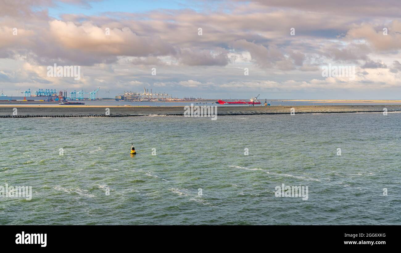 Rotterdam, South Holland, Netherlands - May 10, 2019: The North Sea ...