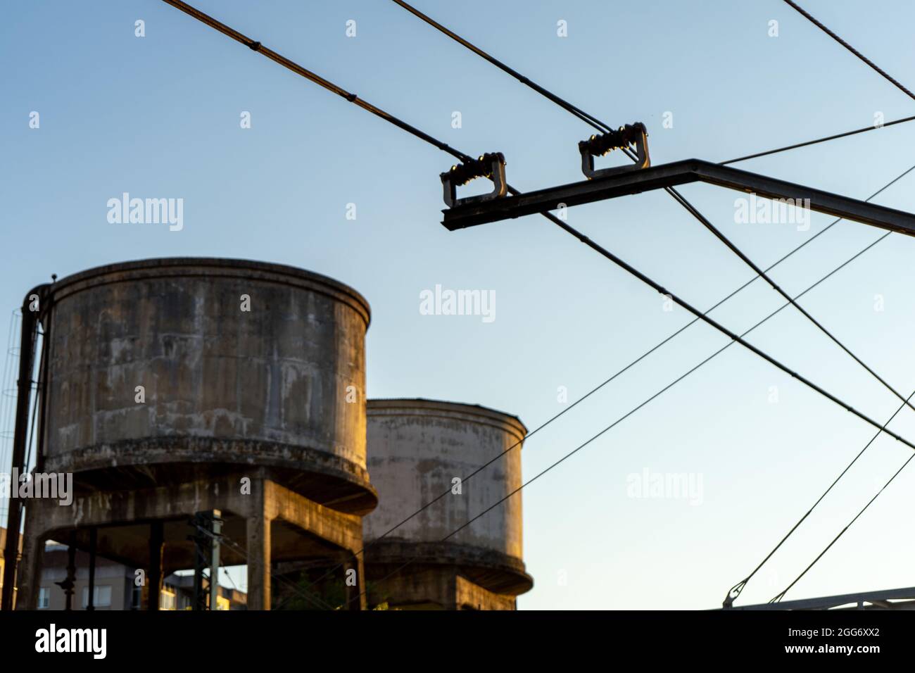 Big water tanks hi-res stock photography and images - Alamy