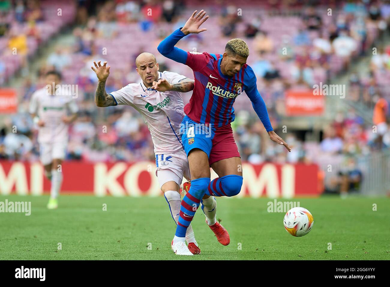 Nou Camp, Barcelona, Spain. 29th Aug, 2021. La Liga football league, FC ...