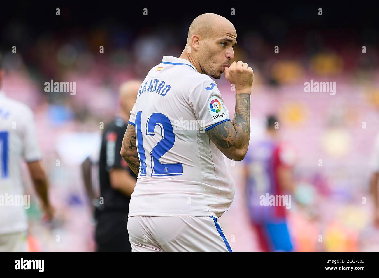 Nou Camp, Barcelona, Spain. 29th Aug, 2021. La Liga football league, FC ...