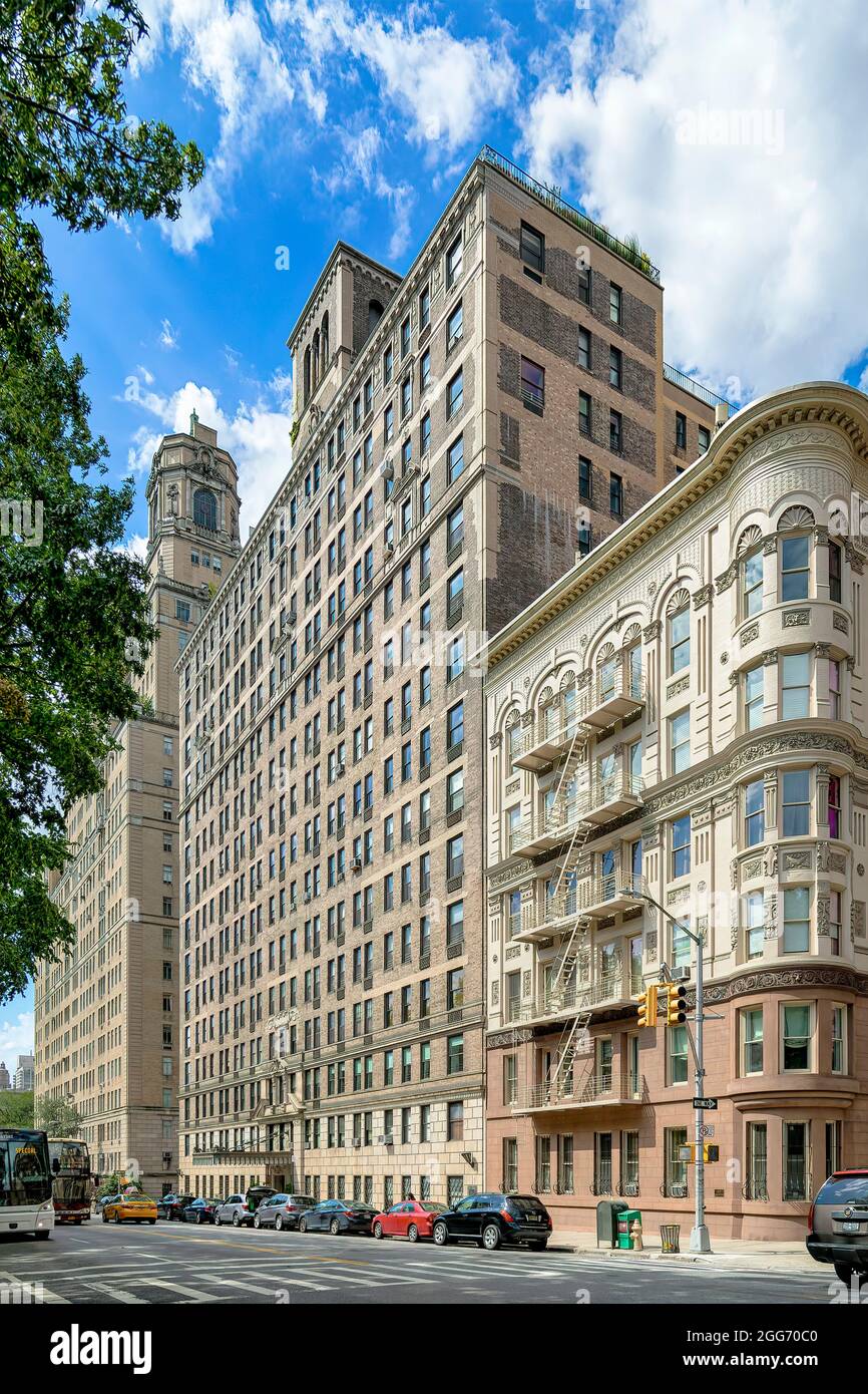 225 Central Park West, Alden, was designed by Emery Roth in neo ...