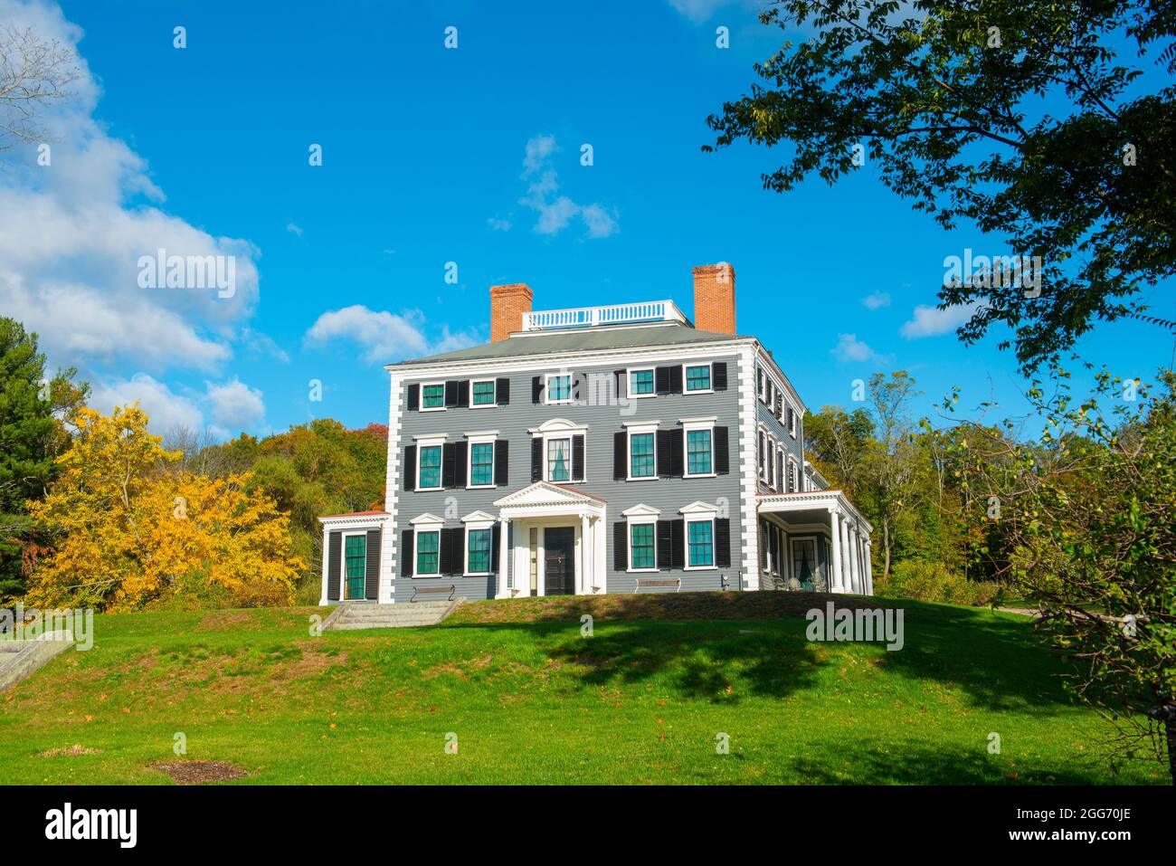 Codman House aka The Grange with Georgian style at 34 Codman Road in ...