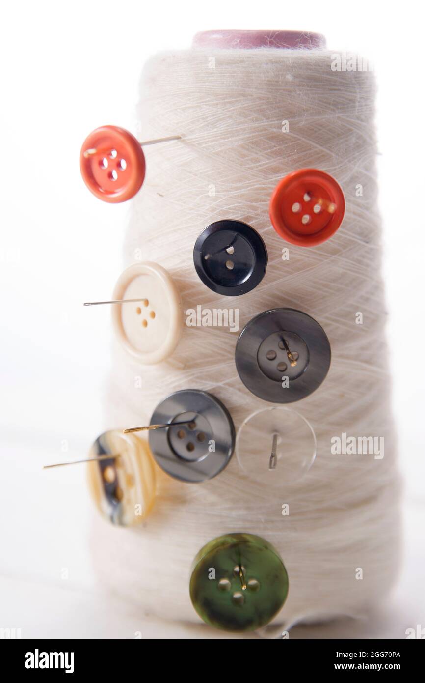 Basic elements and essential to the profession of the tailor Stock ...