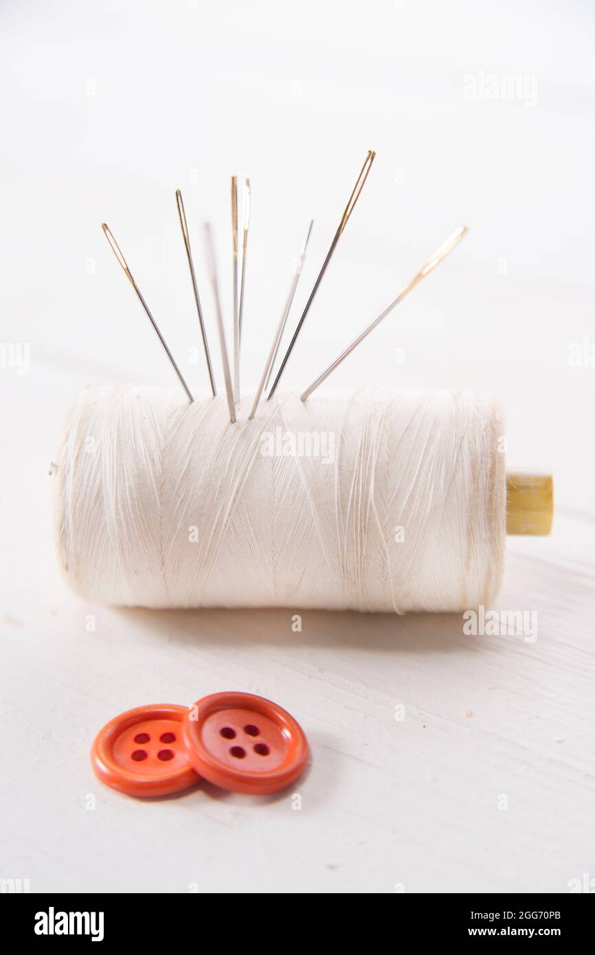 Basic elements and essential to the profession of the tailor Stock ...