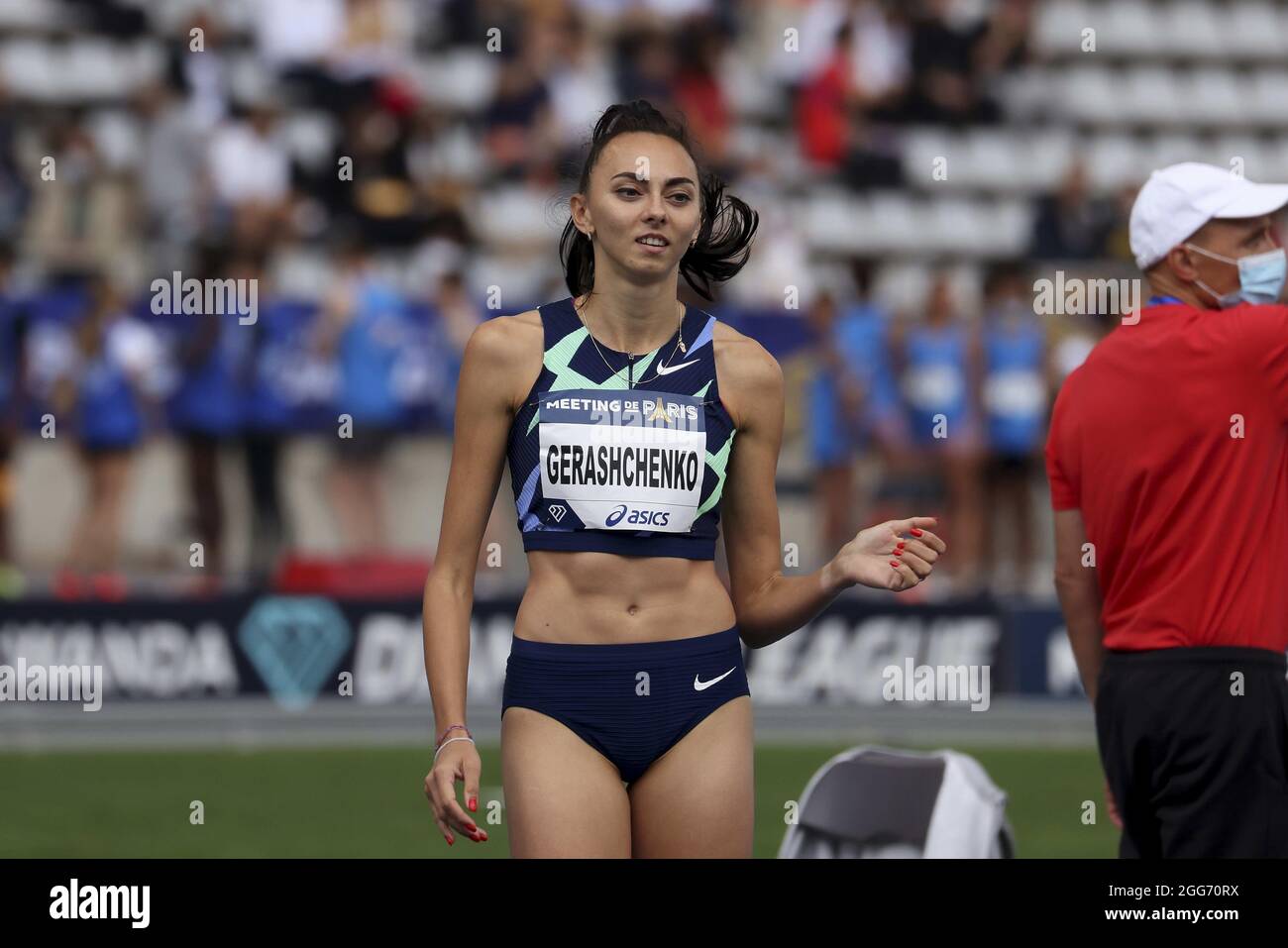 Iryna GERASHCHENKO during the IAAF Wanda Diamond League, Meeting de ...