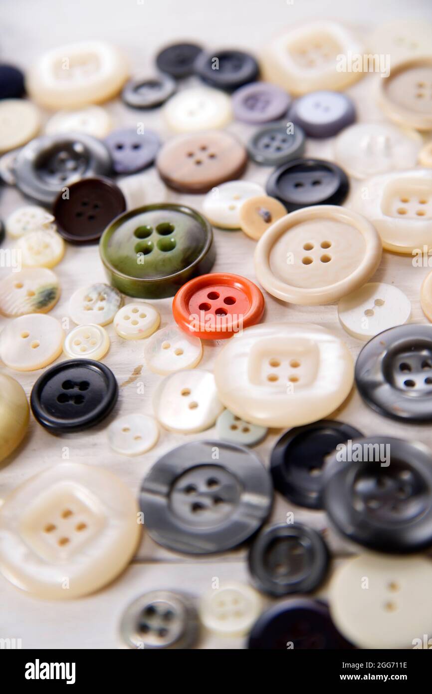 Basic elements and essential to the profession of the tailor Stock ...