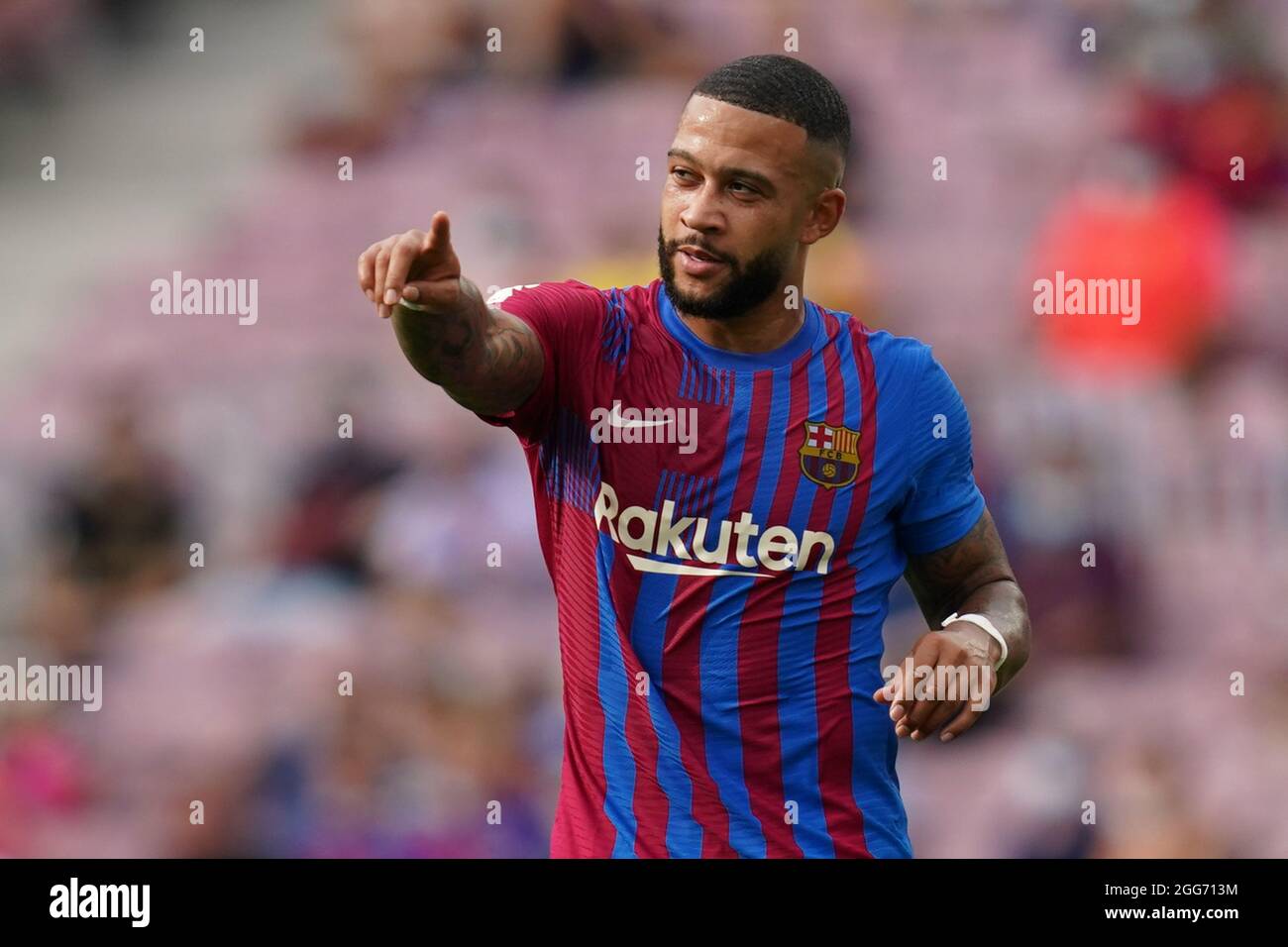 Memphis Depay of FC Barcelona during the La Liga match between FC ...