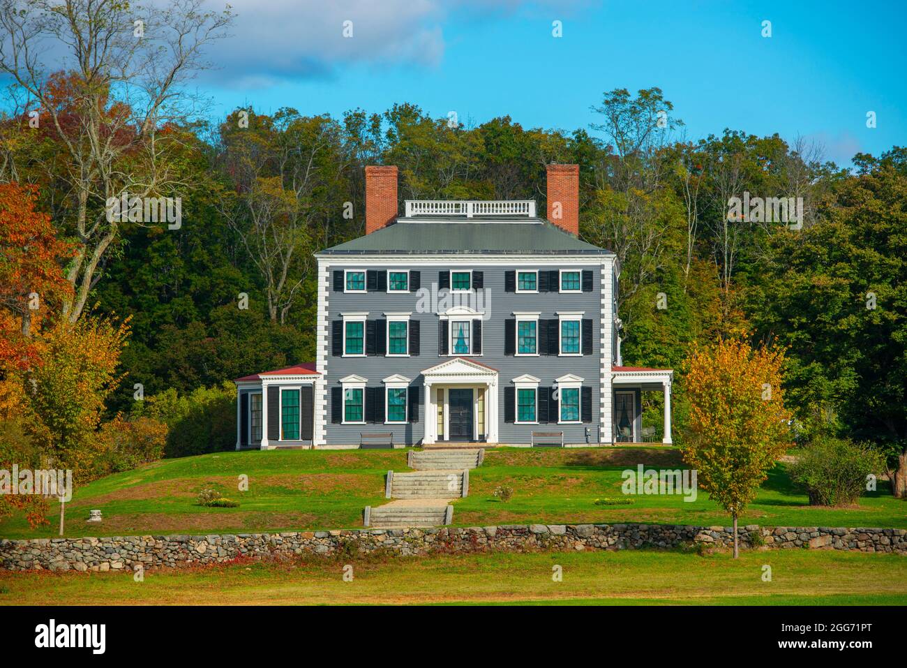 Codman House aka The Grange with Georgian style at 34 Codman Road in ...