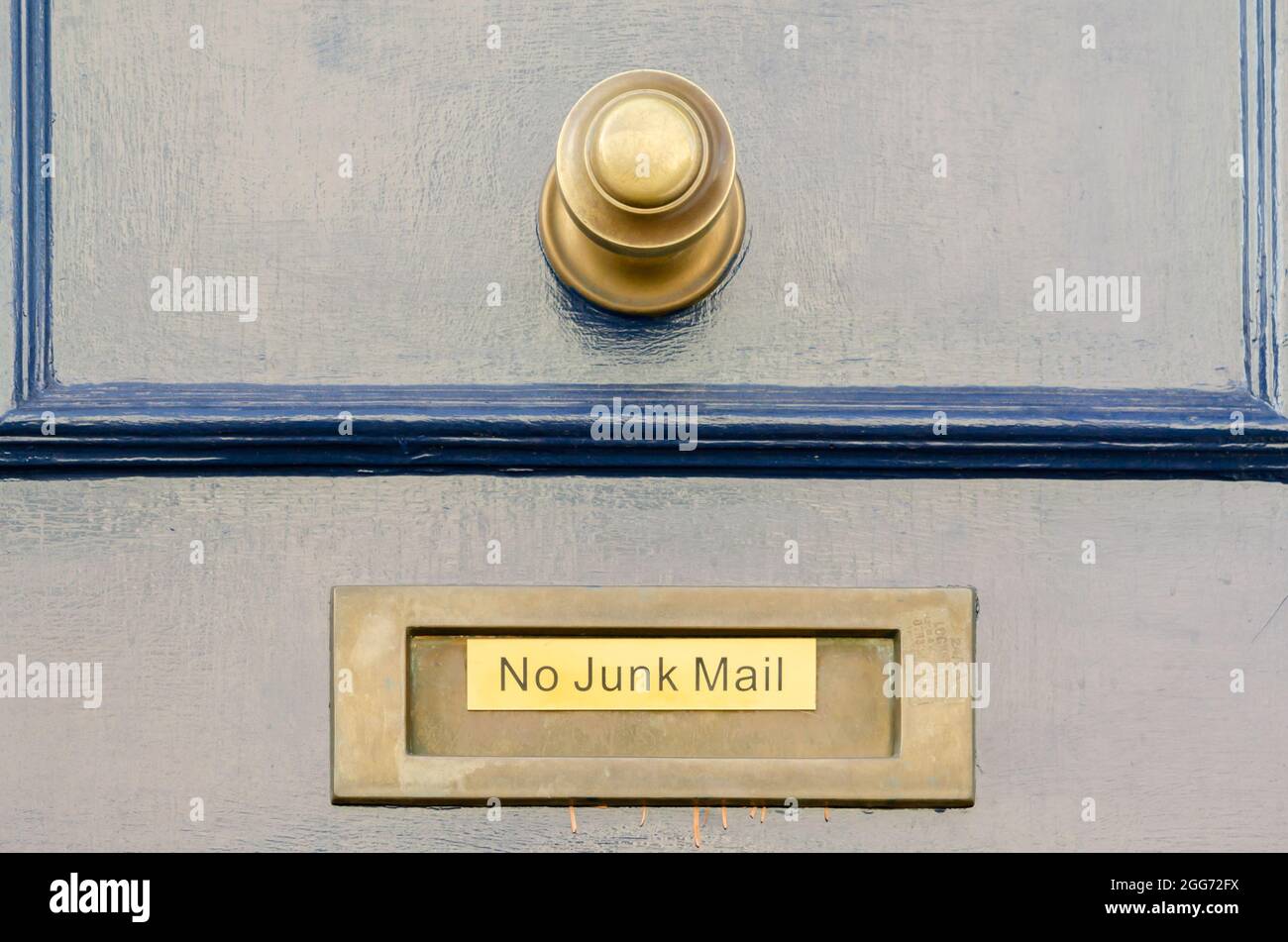 Old letterbox in the door, traditional way of delivering letters to the ...