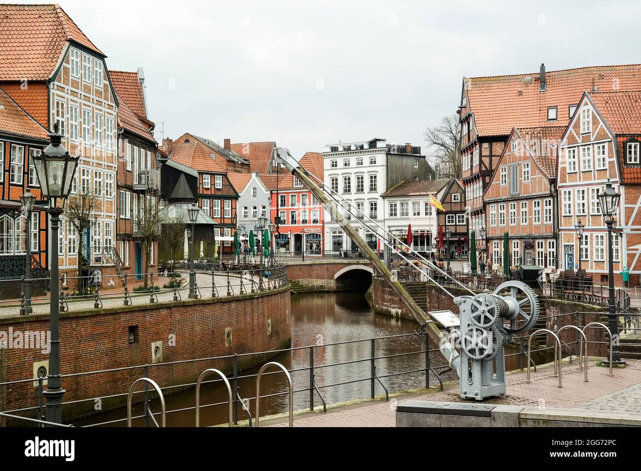 Stade (Germany) Harbor Stock Photo - Alamy