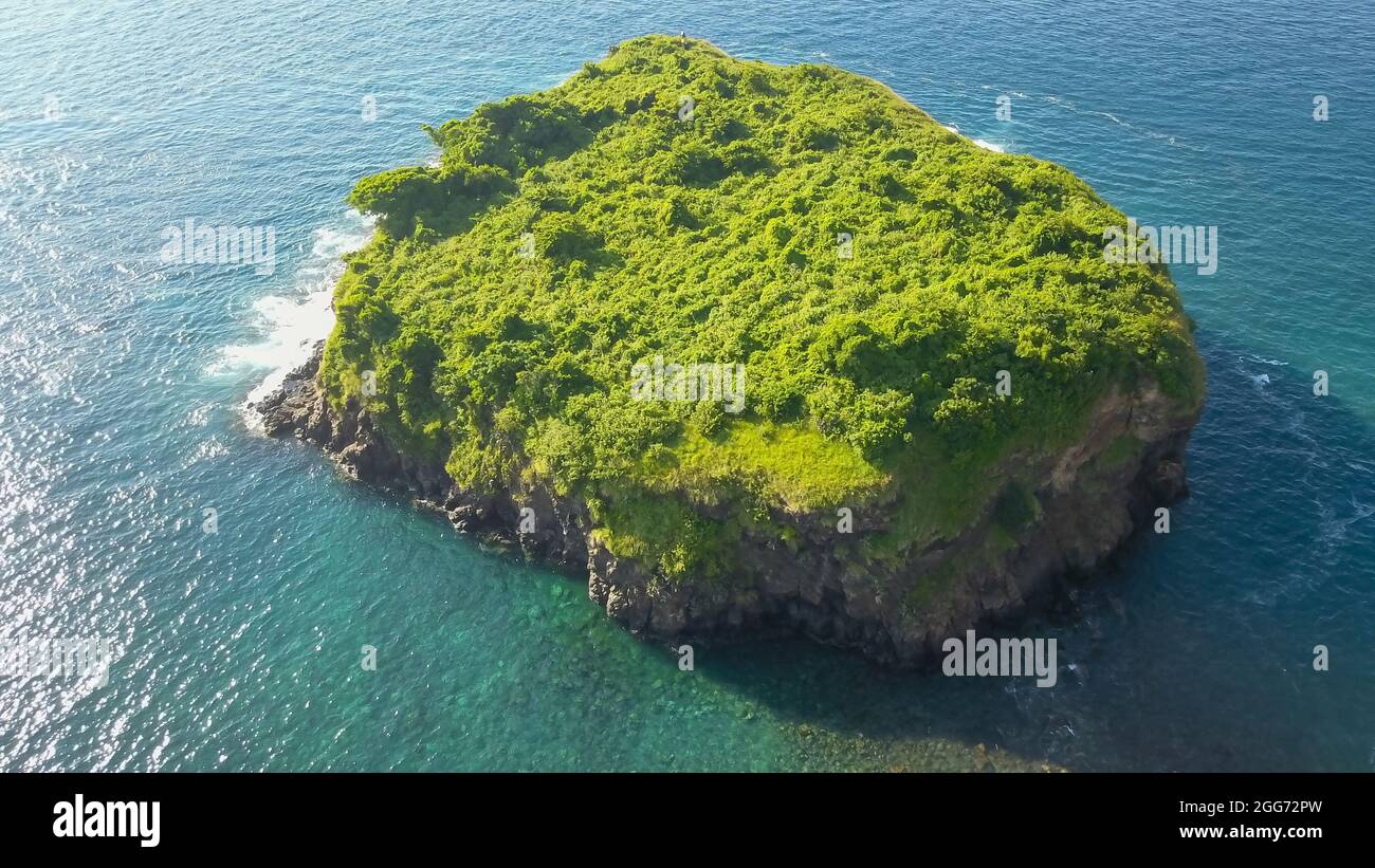 Tropical Island Top View