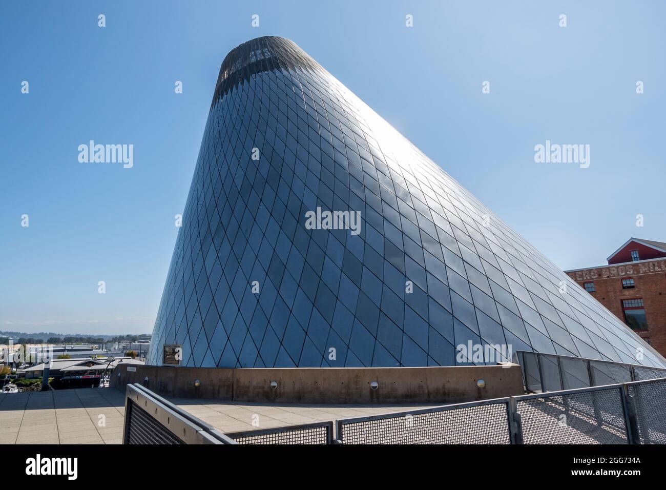 Tacoma, WA USA - circa August 2021: View of the cone outside of the ...