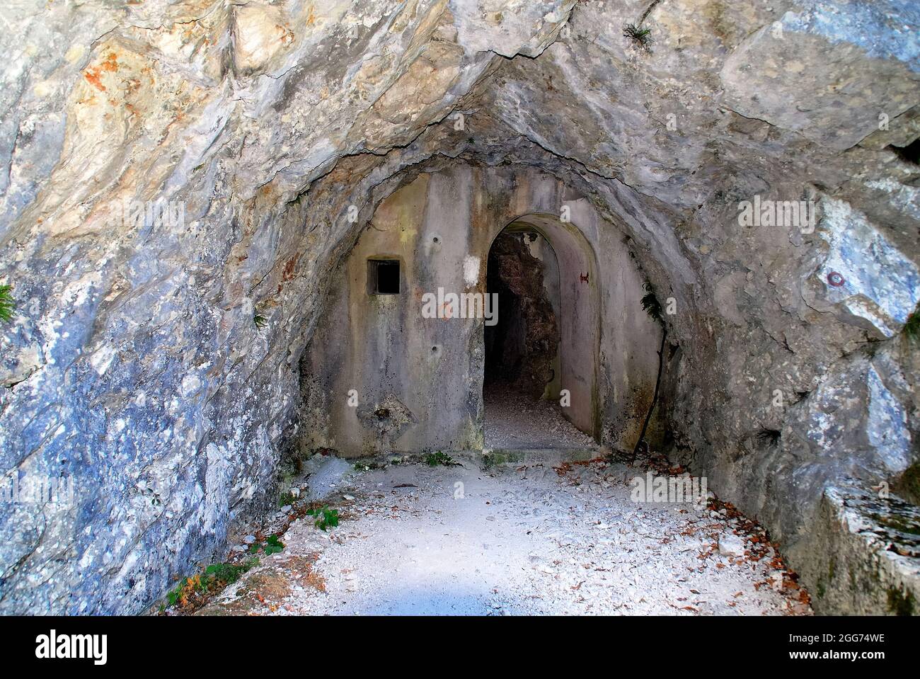 Slovenia, WWI, Fort Hermann, at the foot of mount Rombon. It was built ...