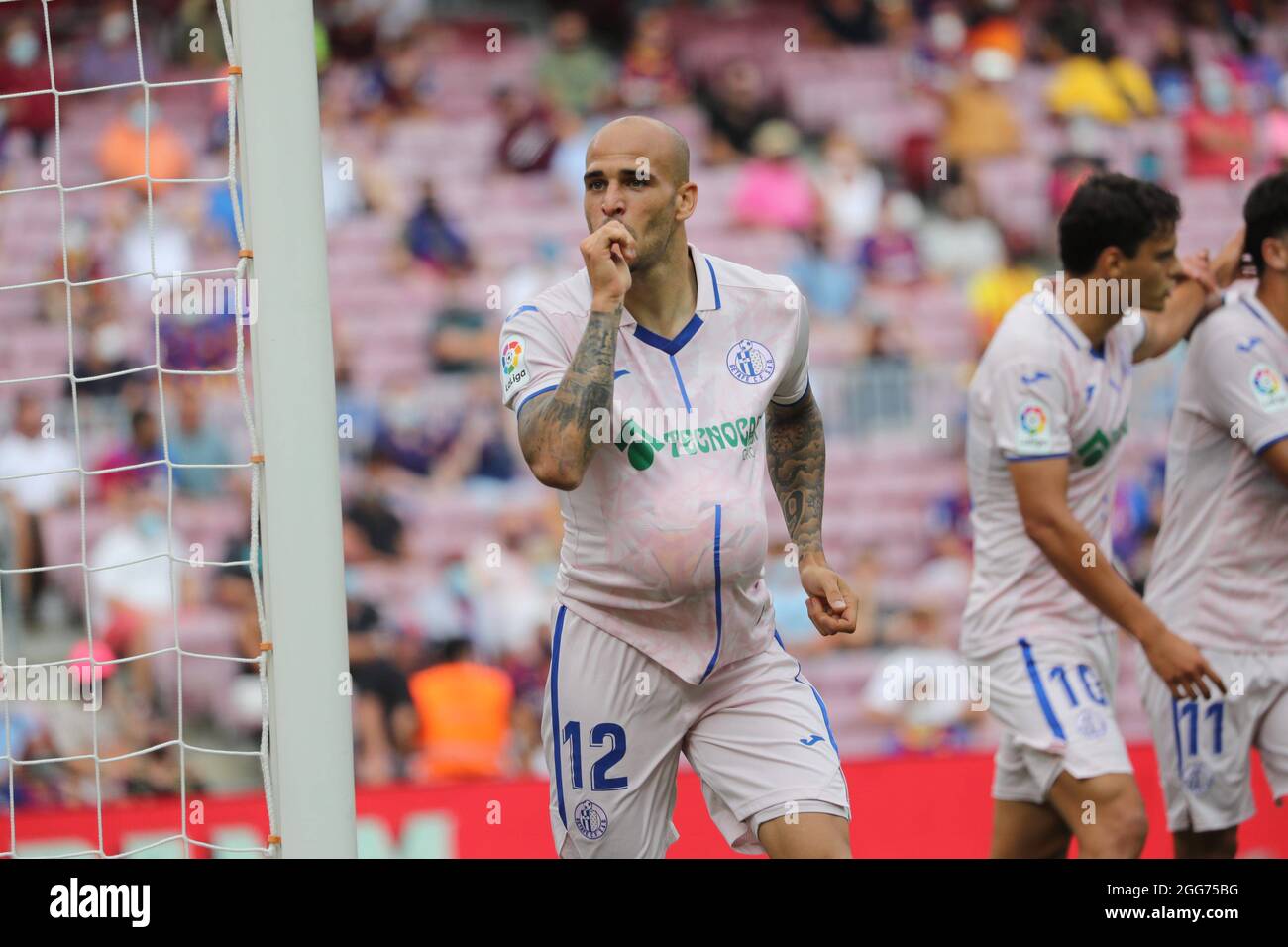 August 29, 2021, Barcelona, Spain: Sandro Ramirez Getafe during the ...