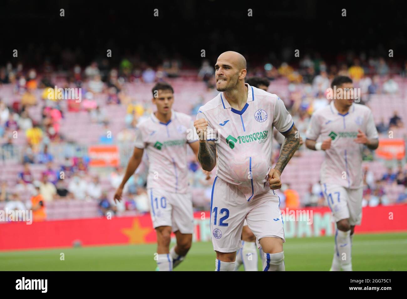 August 29, 2021, Barcelona, Spain: Sandro Ramirez Getafe during the ...