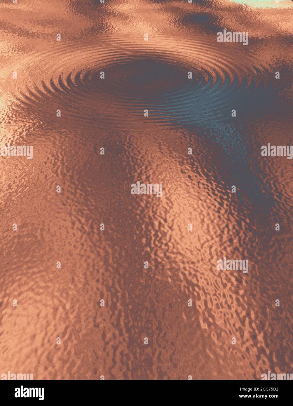 Ripples. Modern digital art. 3D rendering Stock Photo - Alamy