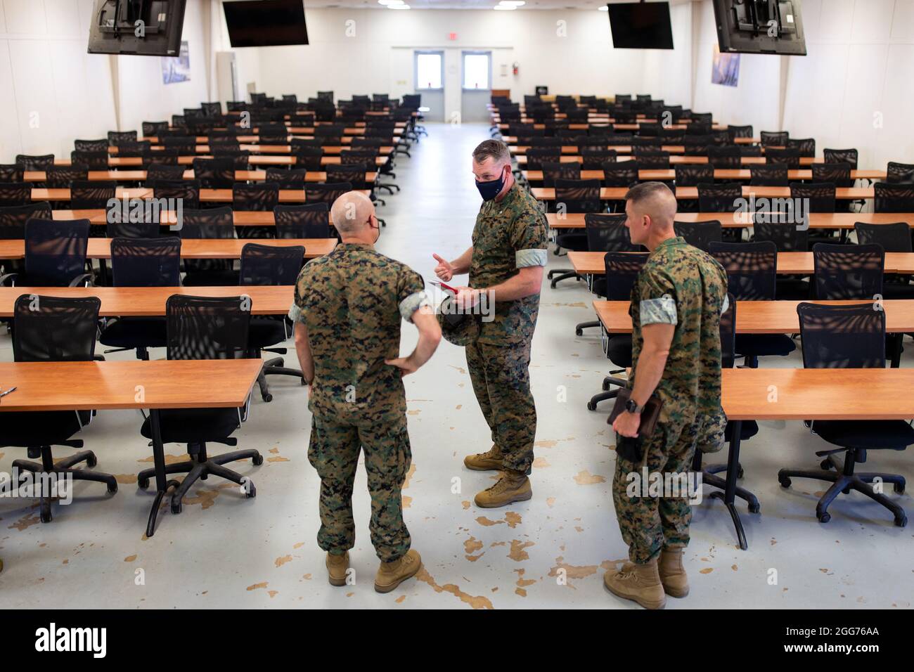 U.S. Marine Corps Brig. Gen. Forrest C. Poole, commanding general of 2d ...