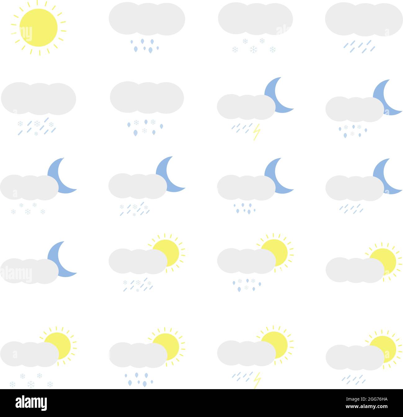 Weather forecast icon Stock Vector Images - Alamy
