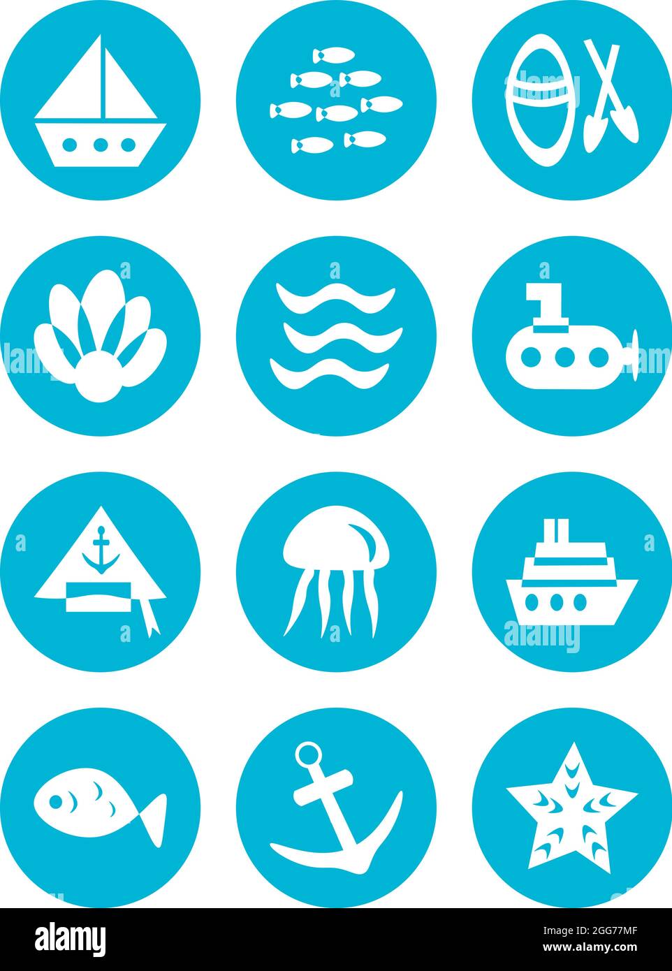 Colorful underwater ocean life Cut Out Stock Images & Pictures - Alamy