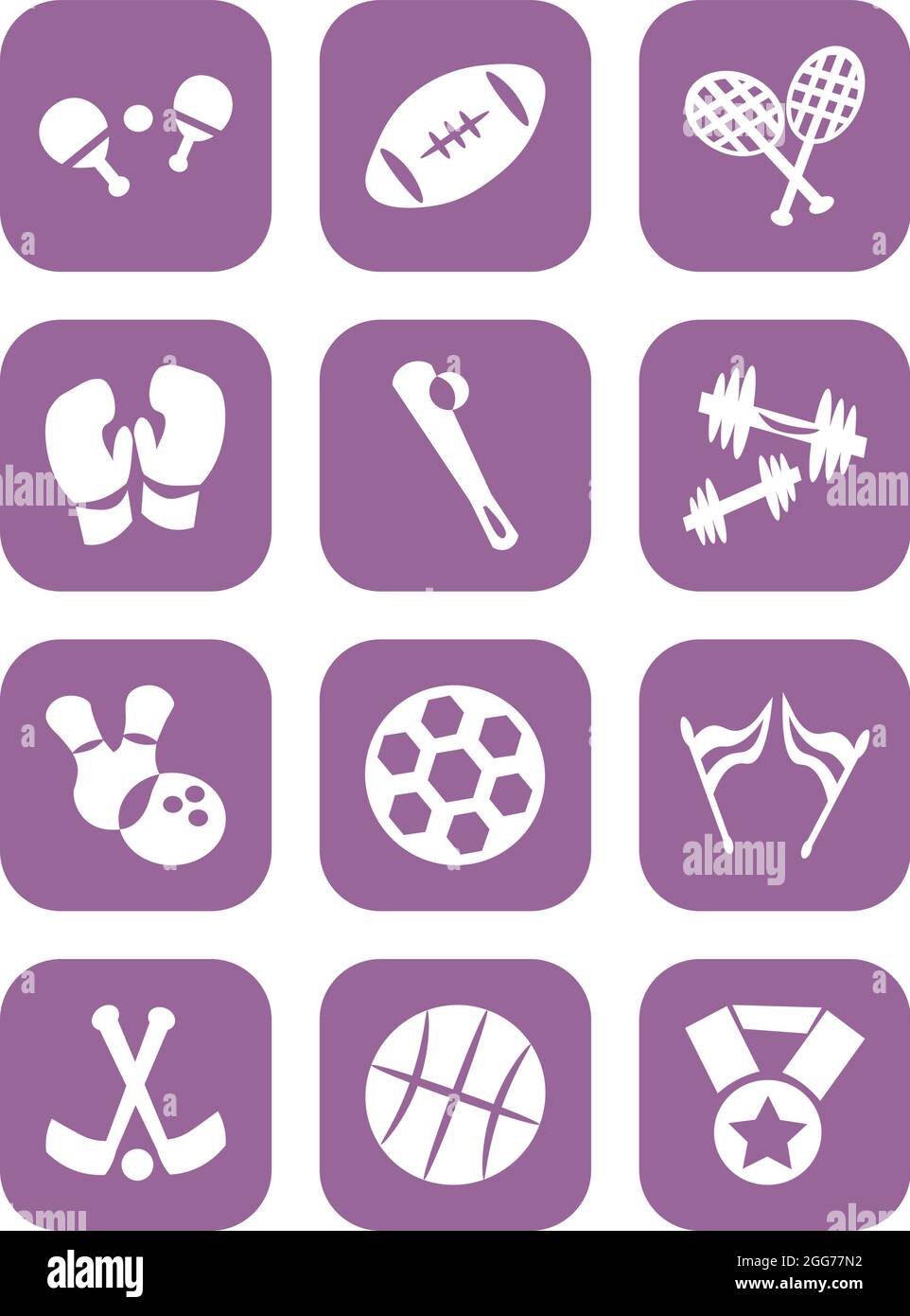 Healthy sports, icon illustration, vector on white background Stock ...