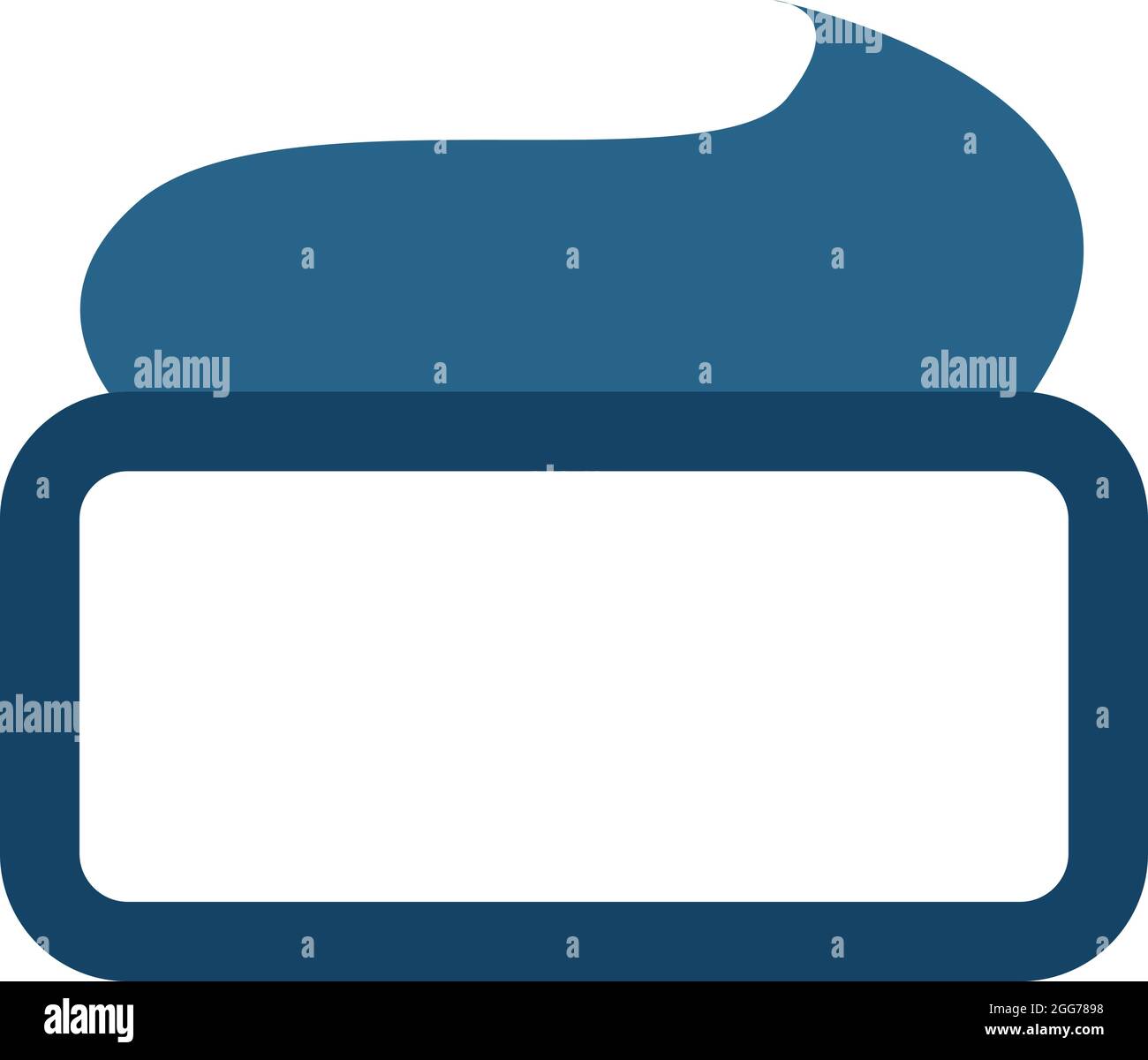 Hair cream, icon illustration, vector on white background Stock Vector ...