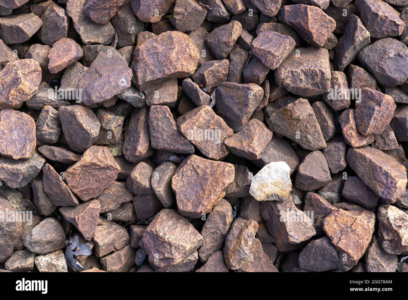 granite stone chips with a railway track color. Great industrial style ...