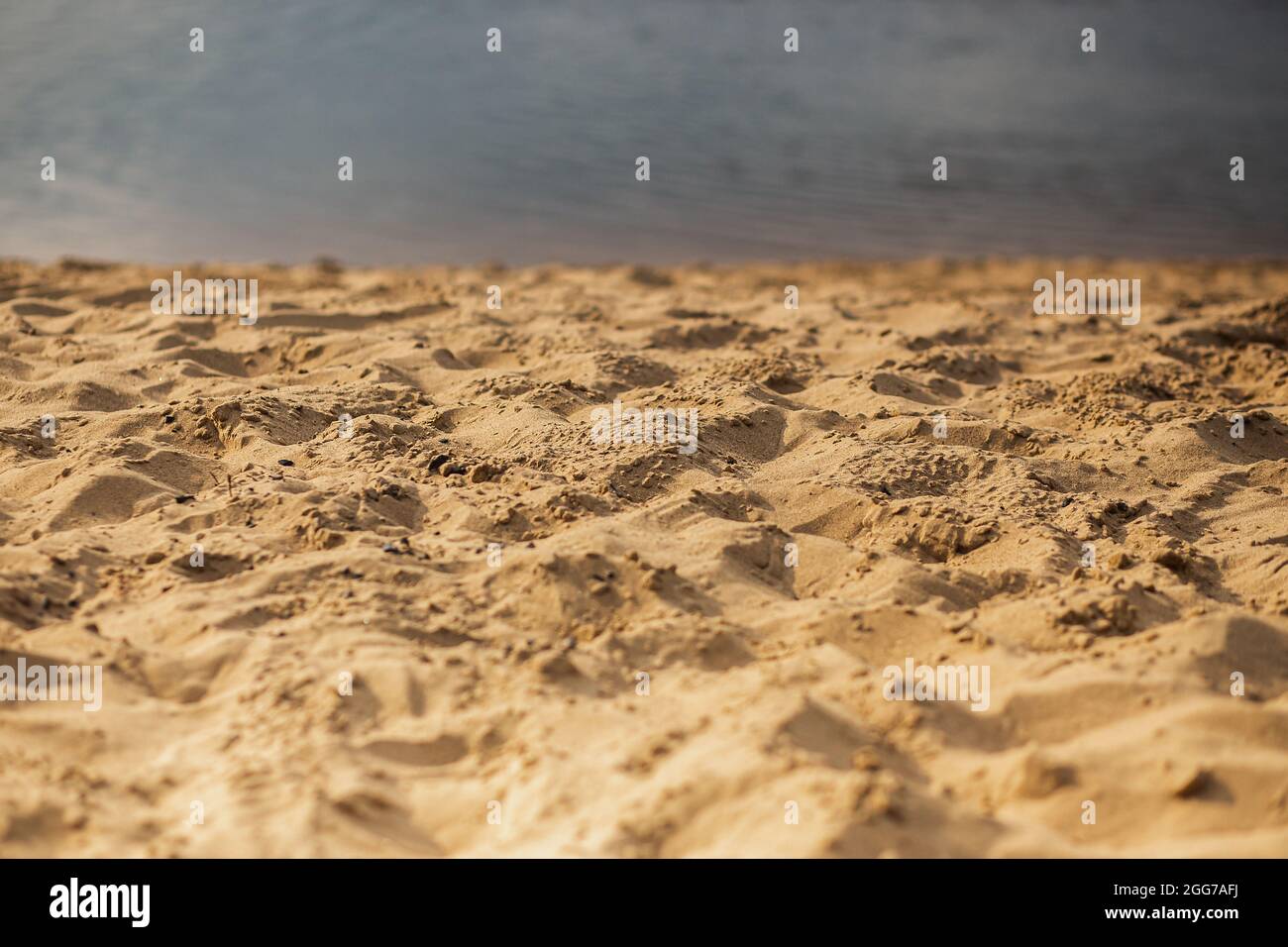Yellow river sand shore beach landscape nature Russia Stock Photo - Alamy
