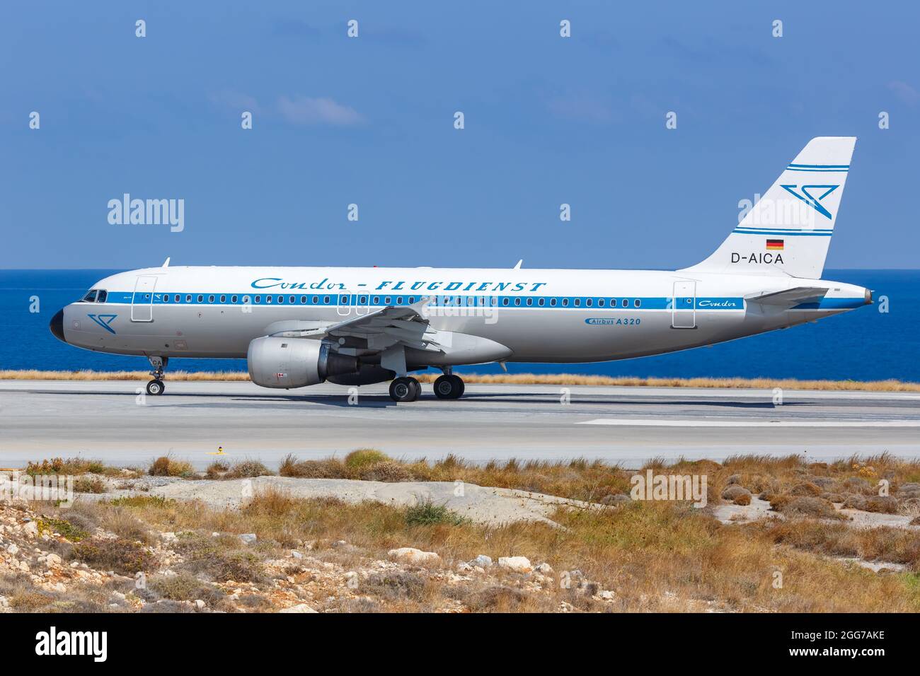 Heraklion, Greece - September 15, 2018: Condor Airbus A320 airplane in ...