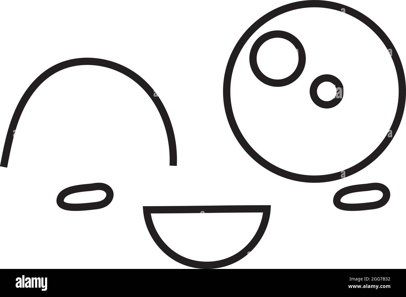 Winking face, icon illustration, vector on white background Stock ...