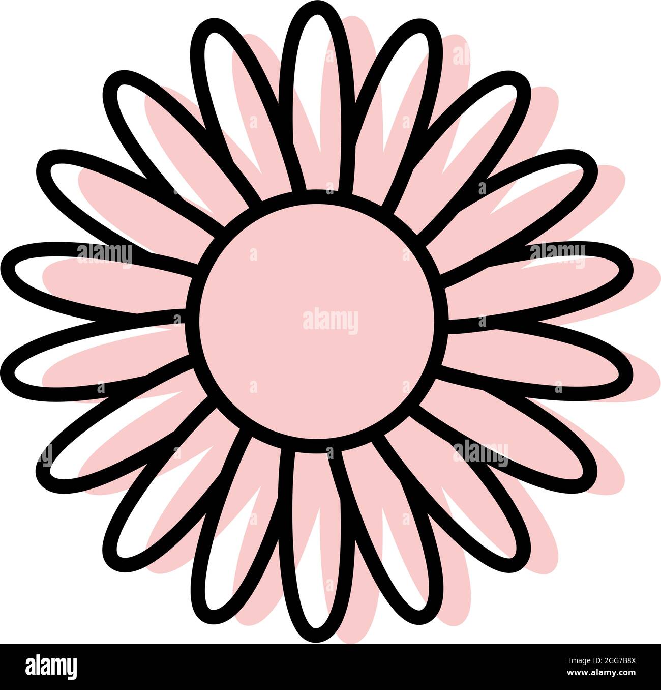 Simple icon pink baby Cut Out Stock Images & Pictures - Alamy