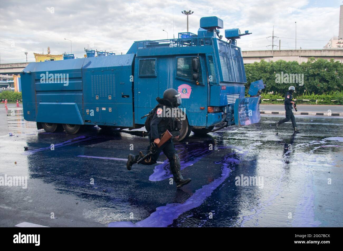 Anti riot water cannon vehicle hi-res stock photography and images - Alamy