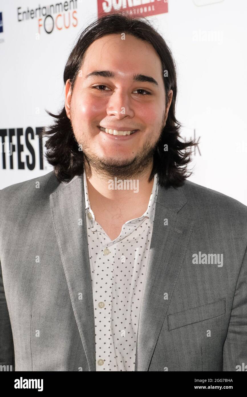 Cineworld Leicester Square, London, UK. 29th Aug, 2021. Alex Kahuam poses at the FORGIVENESS ...