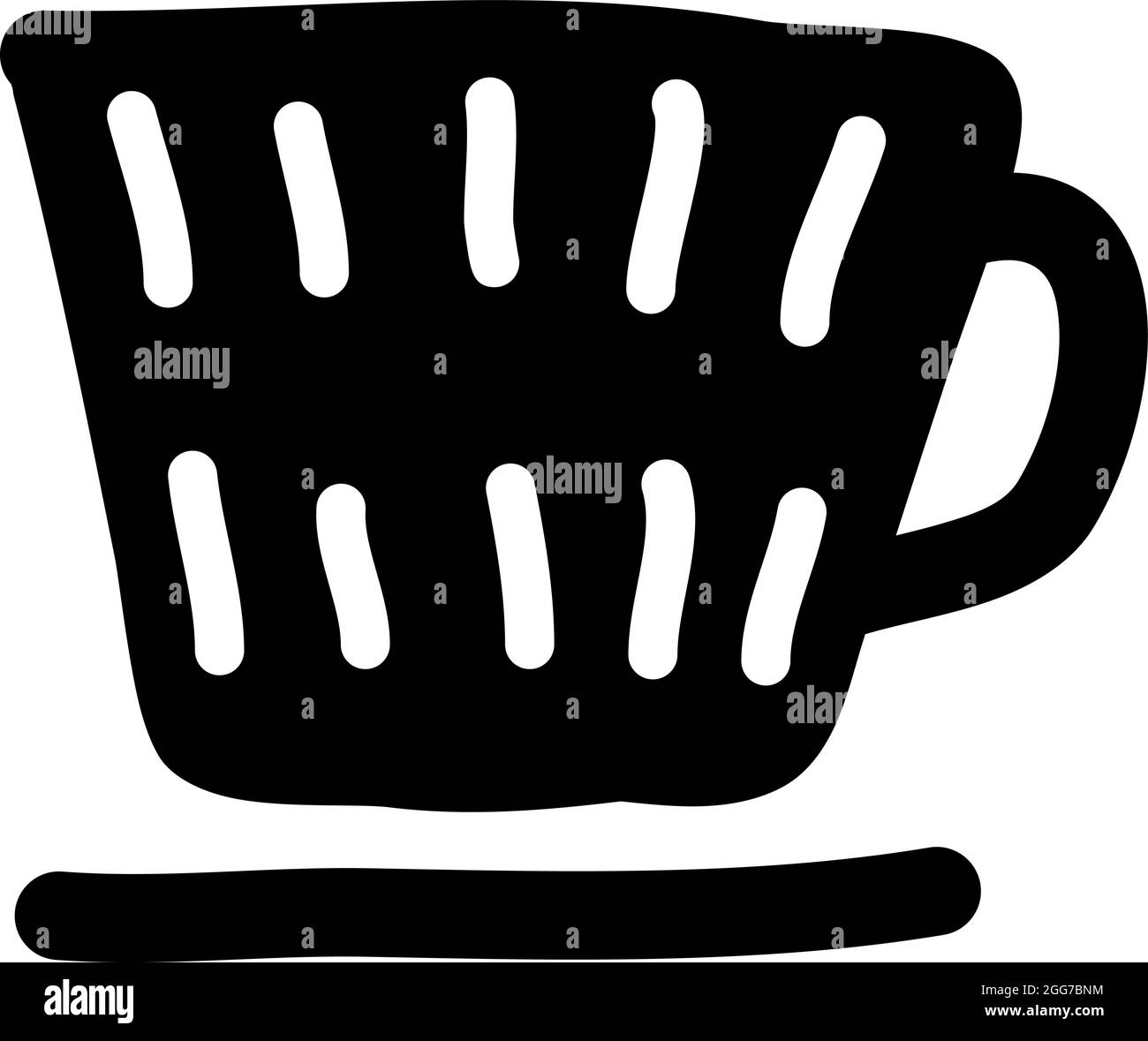 Vertical cup coffee on Stock Vector Images - Alamy