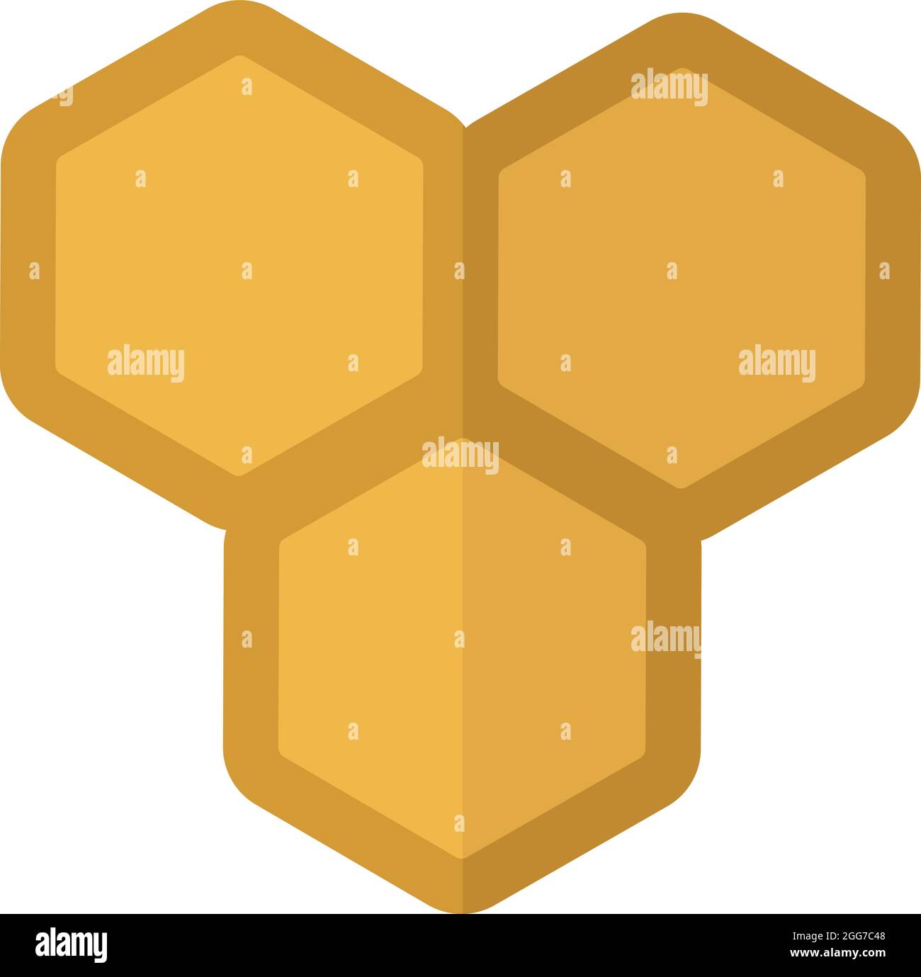 Bee hive, icon illustration, vector on white background Stock Vector ...