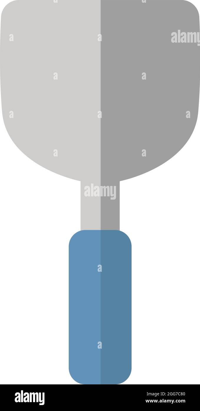 Small shovel, icon illustration, vector on white background Stock ...