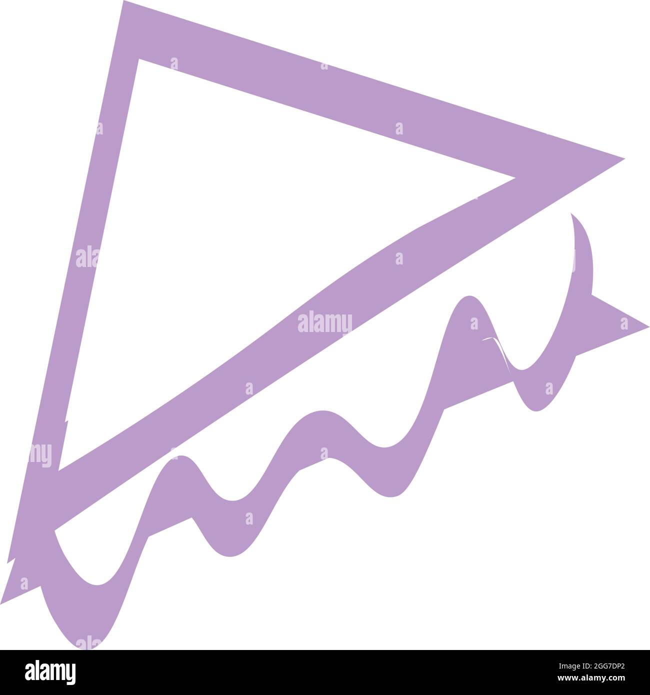 Purple sandwich, icon illustration, vector on white background Stock ...
