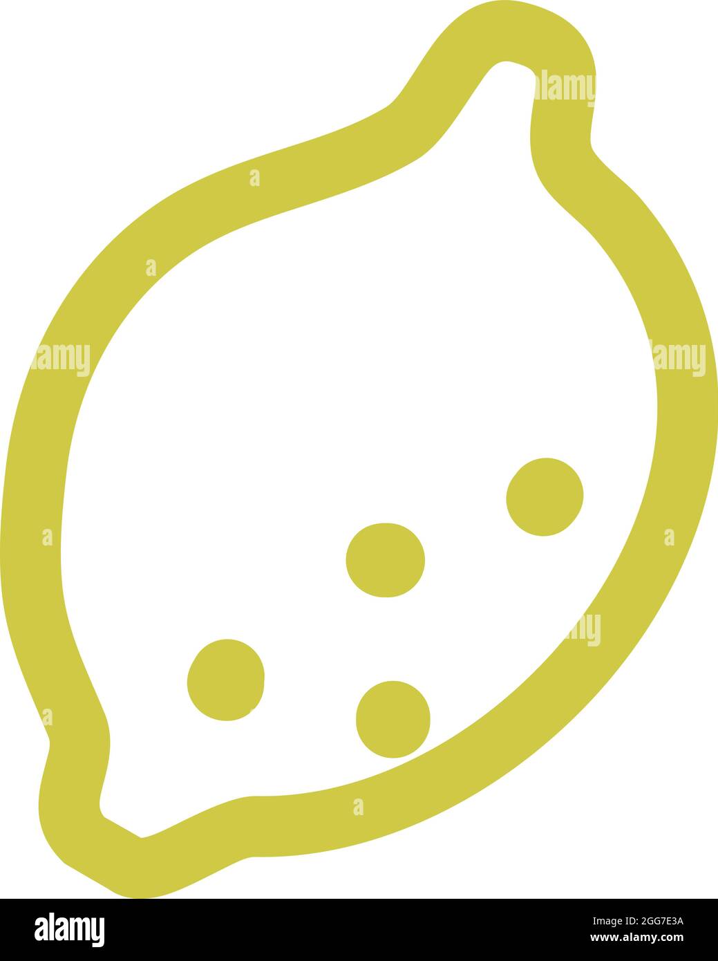 Half fresh lemon icon Cut Out Stock Images & Pictures - Alamy