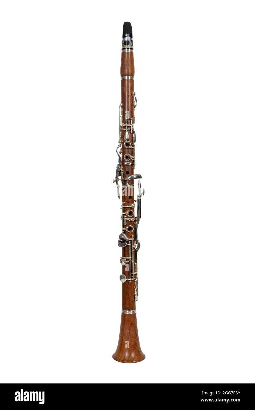 black and silver Flute Isolated on White background Stock Photo - Alamy