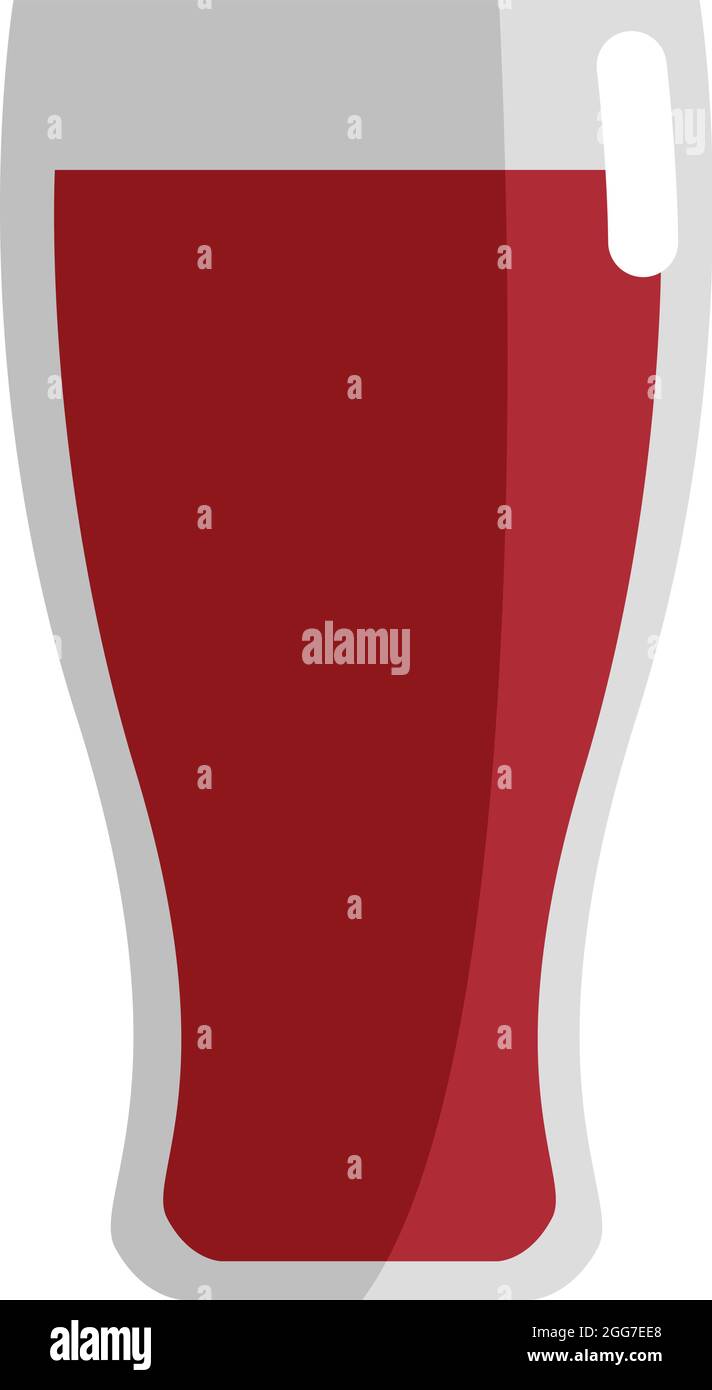 Glass of orange juice on red Stock Vector Images - Alamy