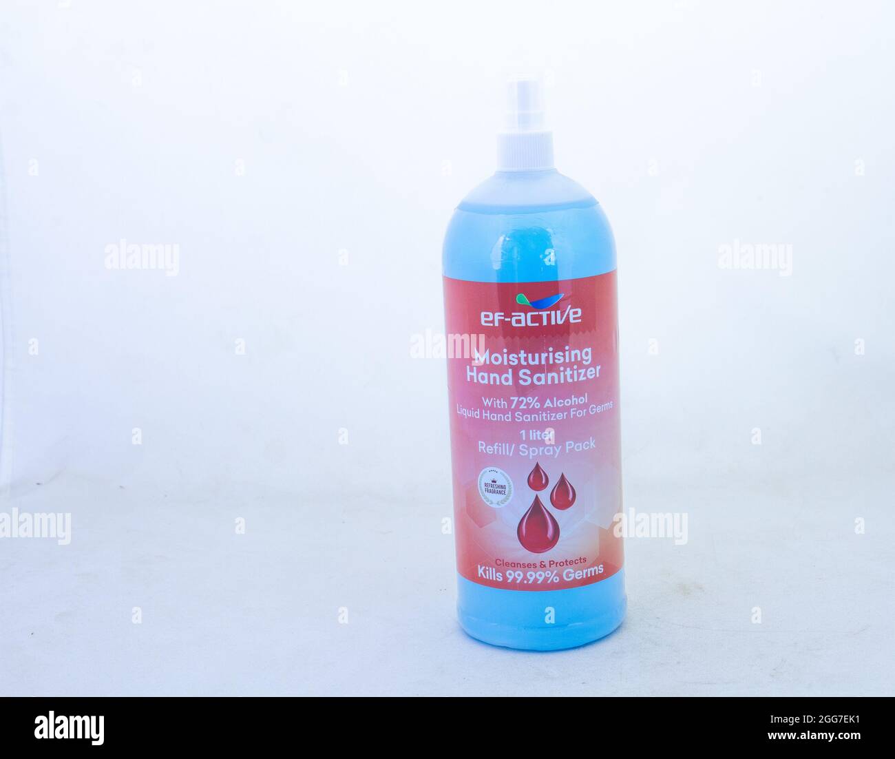 Johannesburg, South Africa - a bottle of ef active hand moisturising ...