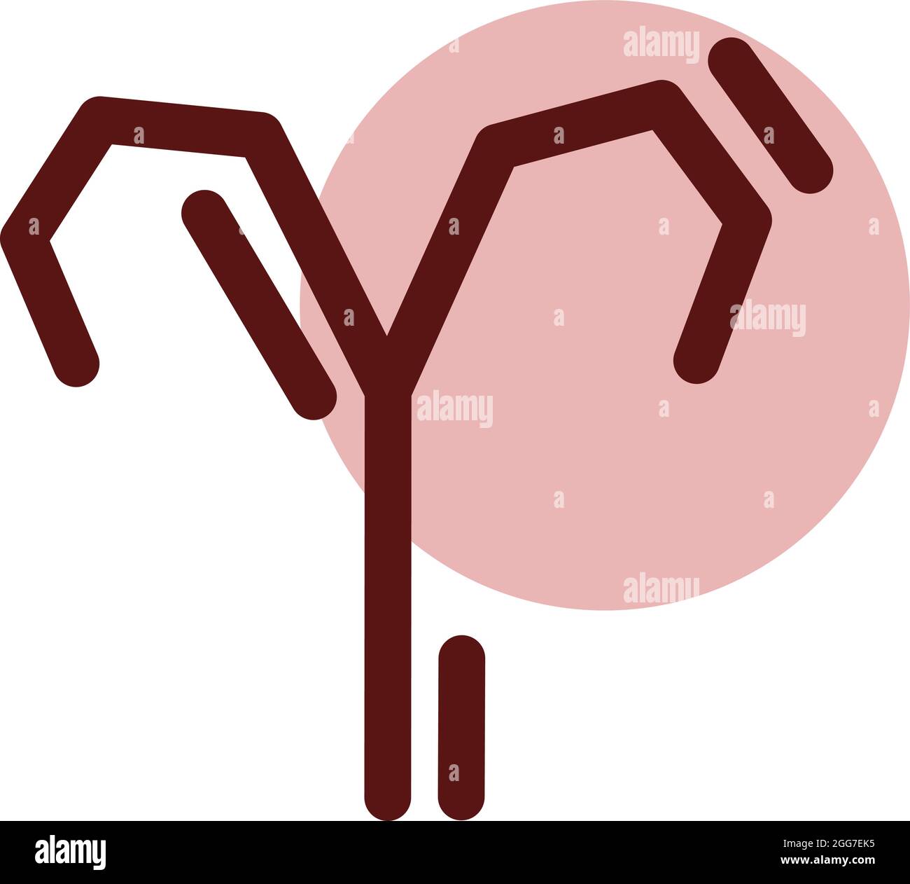 Aries vector zodiac icon Stock Vector Images - Alamy