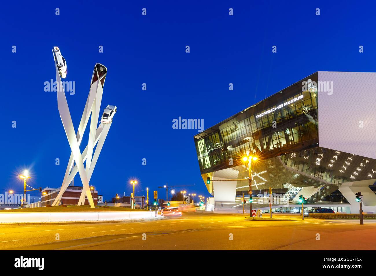 Stuttgart, Germany - March 2, 2021: Porsche museum headquarters ...