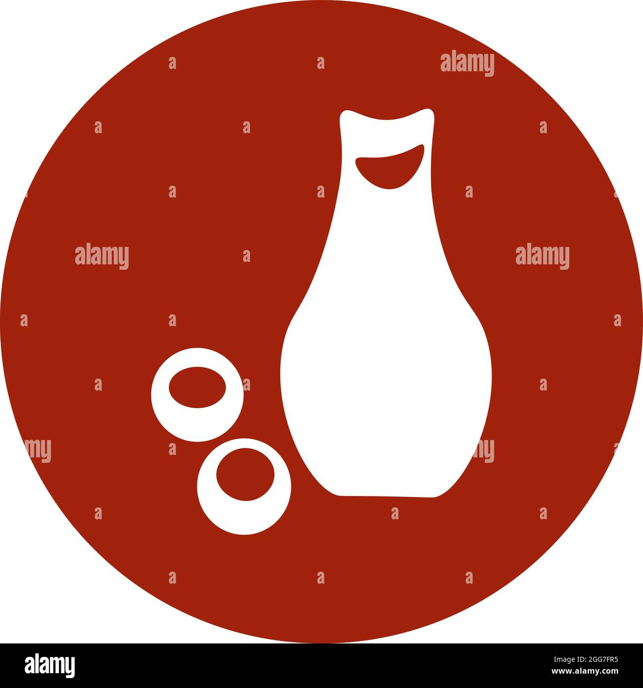 Japanese sake rice Stock Vector Images - Alamy