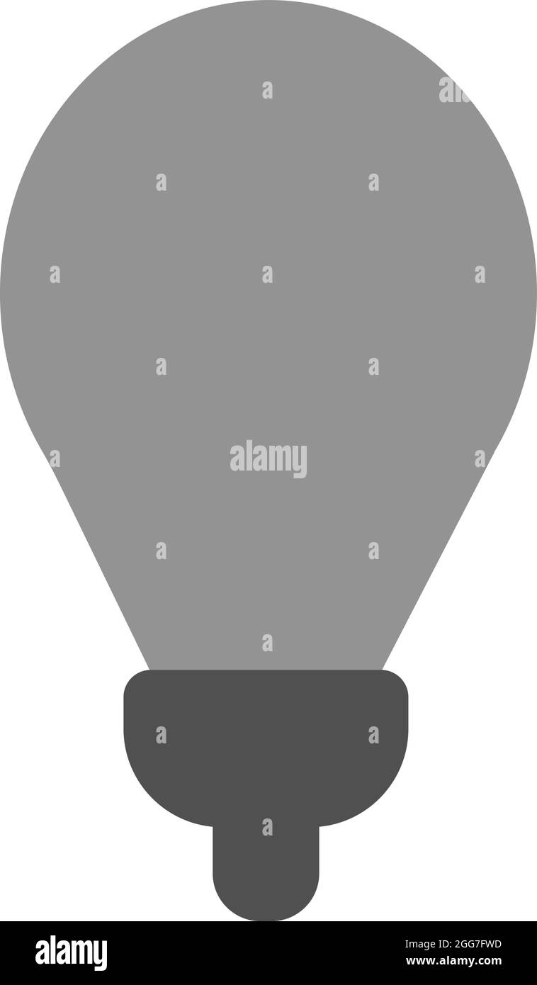 Electric bulb, icon illustration, vector on white background Stock ...
