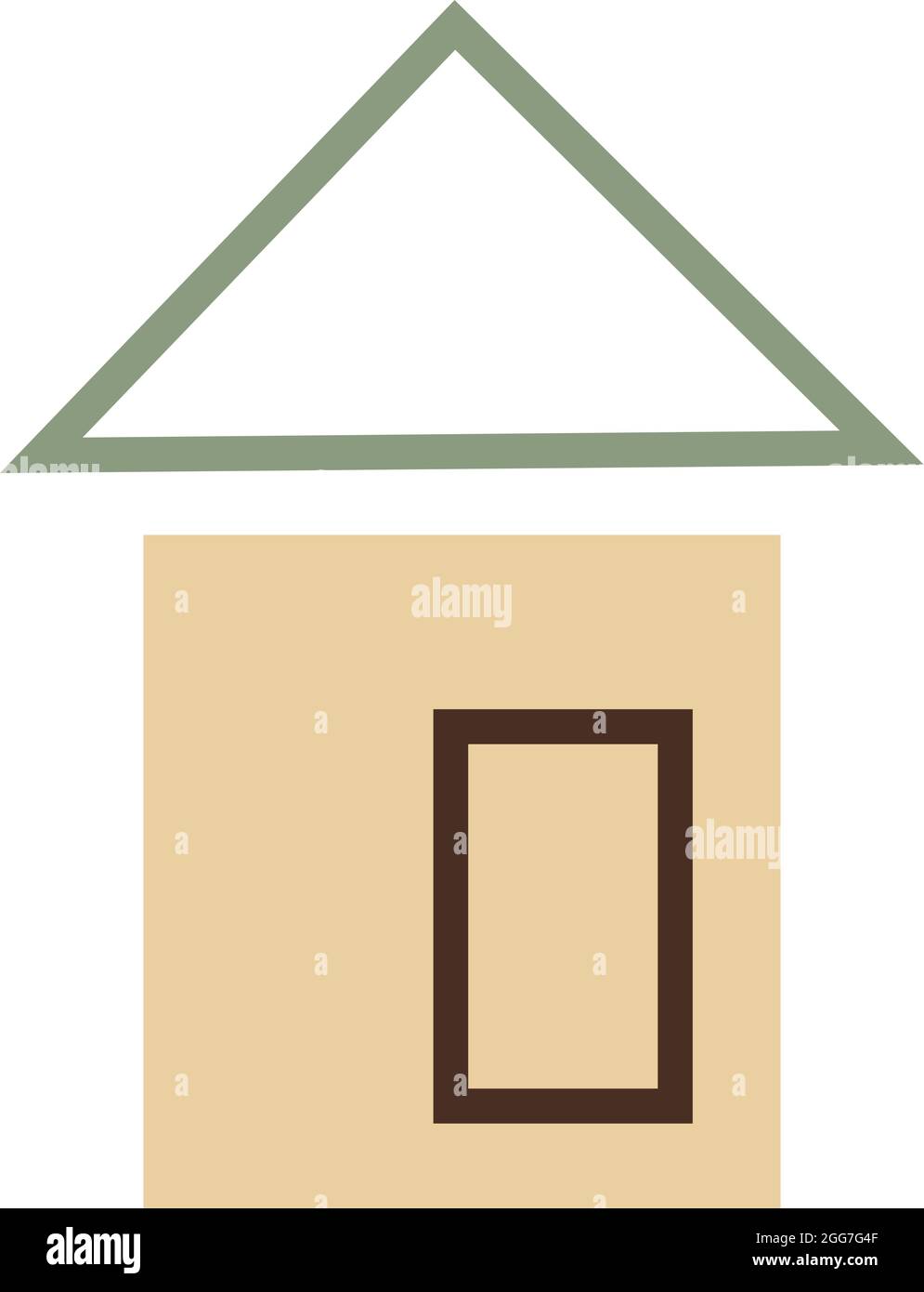 Vector flat window silhouette Stock Vector Images - Alamy