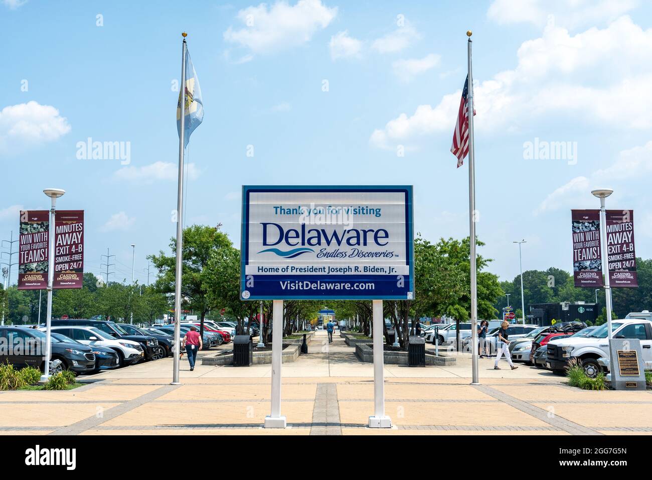 Welcome to delaware sign hi-res stock photography and images - Alamy